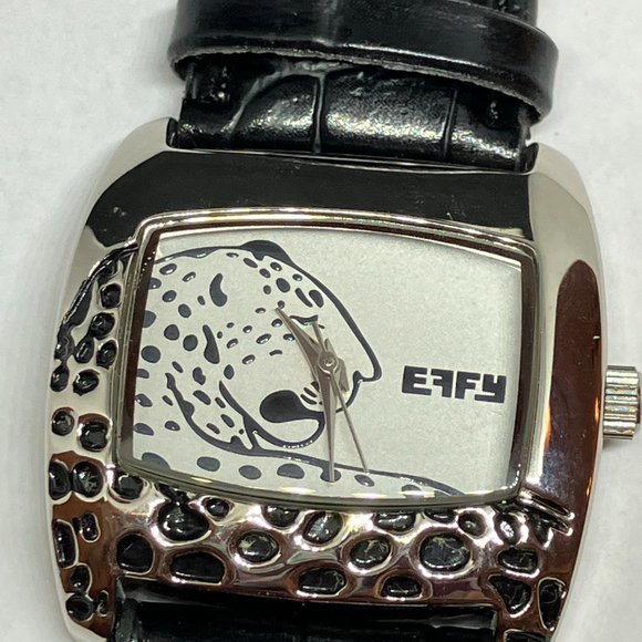 Effy | Accessories | Effy Ny Leopard Big Cat Stainless Steel ...